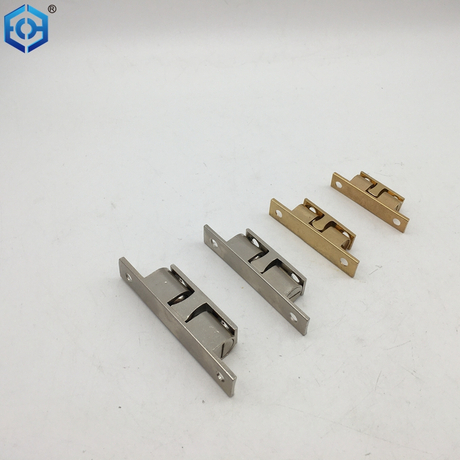 Brass Double Ball Catch Cabinet Door Latch All Copper Touch Beads Lock ...