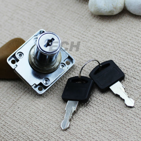 Sliver (138-32) Total Iron Drawer Lock/Cabinet Lock