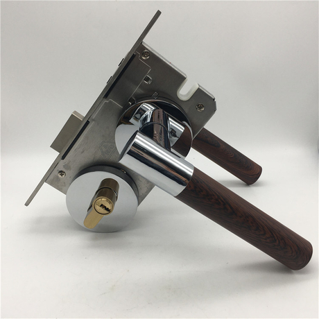 Chrome Zinc Alloy Indoor Room Door Lock Bedroom Home Universal Internal ...