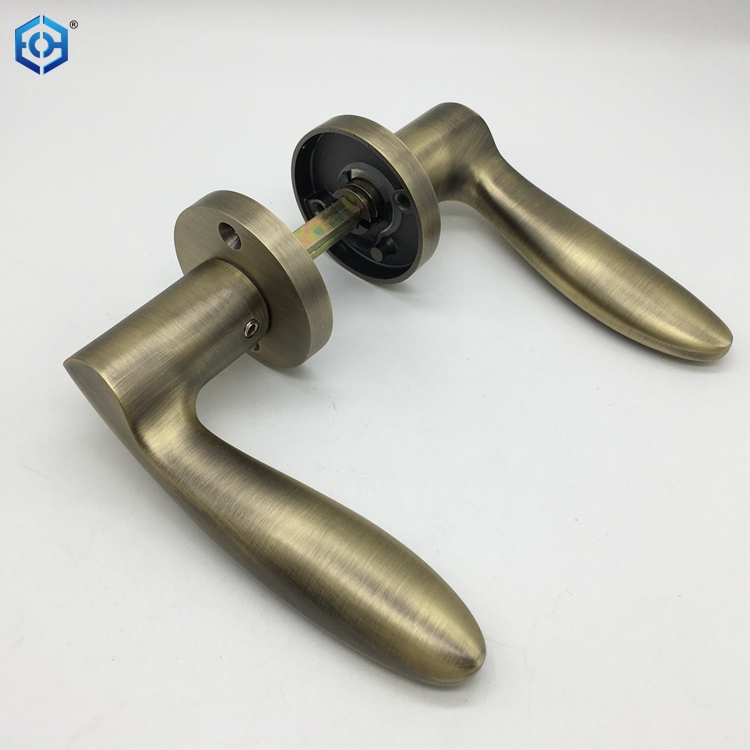 Grey Finish Lock Door Handle Zinc Alloy Door Locks Handle Lockset - Buy ...