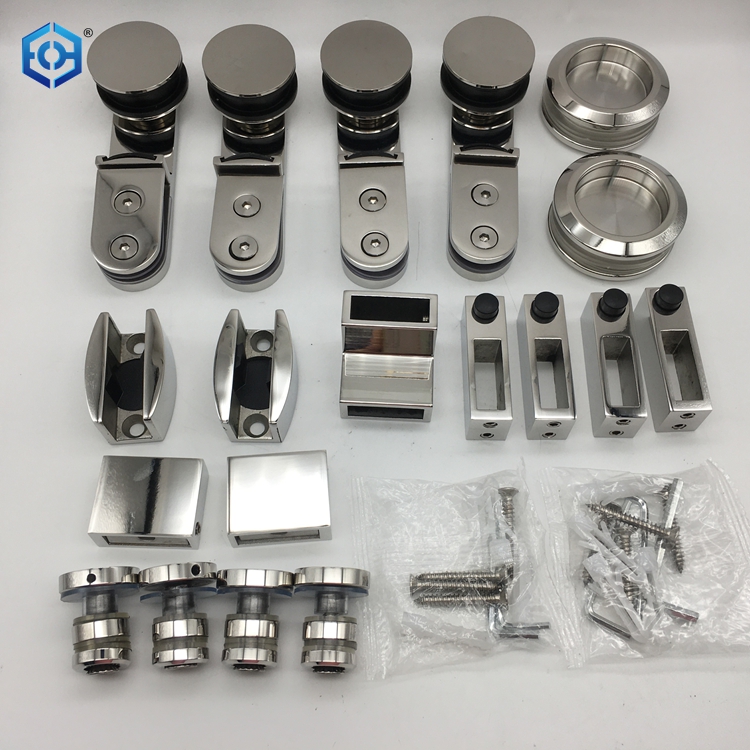 Frameless Sliding Rectangle Shower Door with Clear Tempered Glass And ...