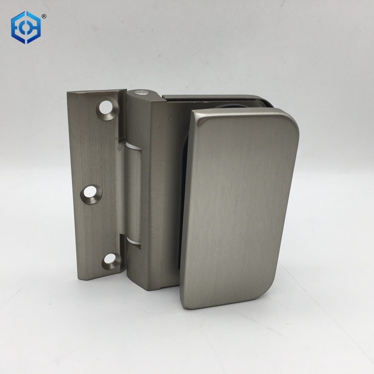 Stain Nickel Aluminum Frameless Glass Door Hinges - Buy glass door ...