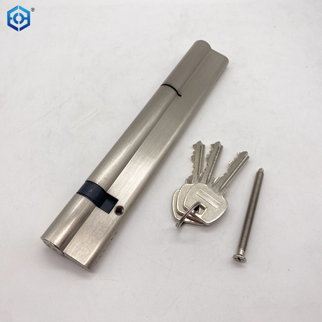 High Security Long Euro Brass Offset Double Open Key Cylinder - Buy ...