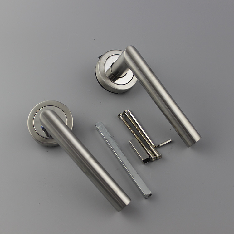Double Sided Tube Lever Modern Stainless Steel SUS304 Door Handle - Buy ...